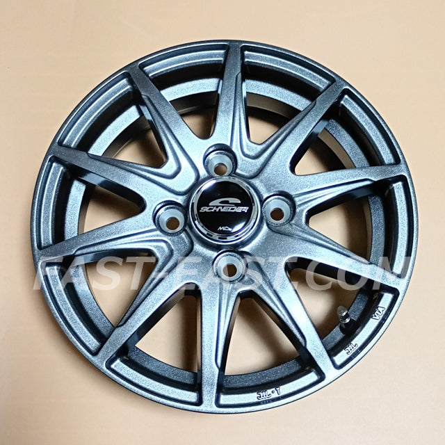 13 inch 4x100 Wheel Rim x4 Set for Kei Car / Truck SCHNEIDER SLS Metal ...