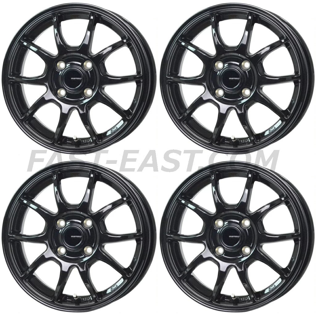 12 inch 4x100 Wheel Rim x4 Set for Kei Car / Truck HOT STUFF G-SPEED G ...